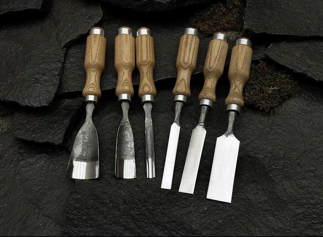 Hand-forged 52100 Steel Wood Chisel & Gouge Set | Artisan Woodworking ...