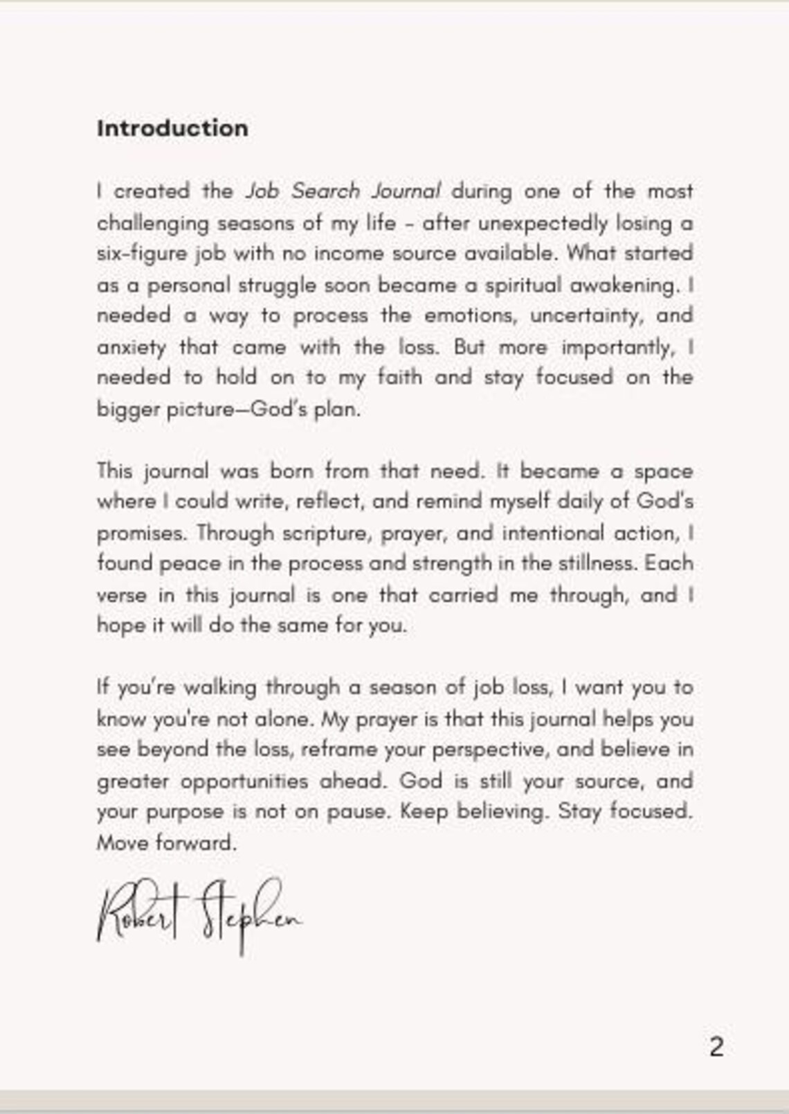 Job Loss Journal: A 30-day Journal of Faith and Healing - Etsy