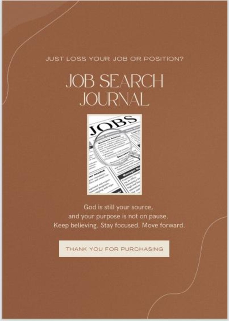 Job Loss Journal: A 30-day Journal of Faith and Healing - Etsy