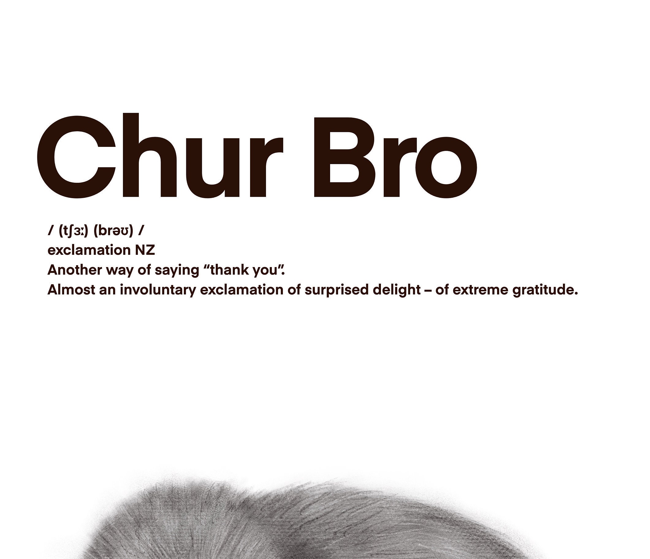 Chur Bro Kiwi Slang Greeting Birthday Just-because Thank You Card ...