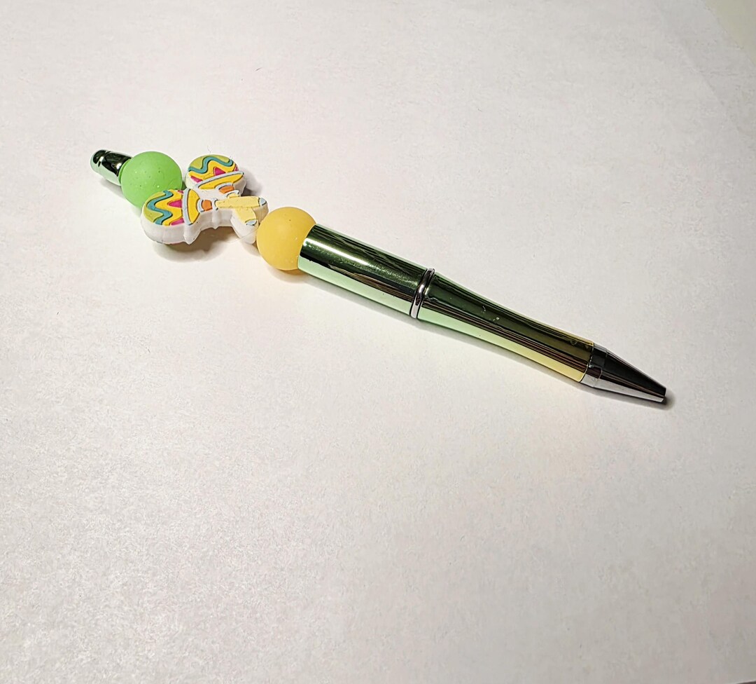Fiesta Maracas Beaded Pen | Colorful Decorative Pen | Fun Office ...