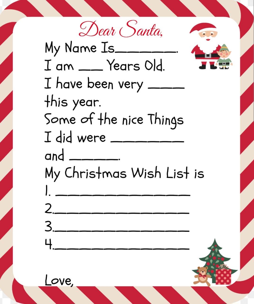Santa Letters - Etsy