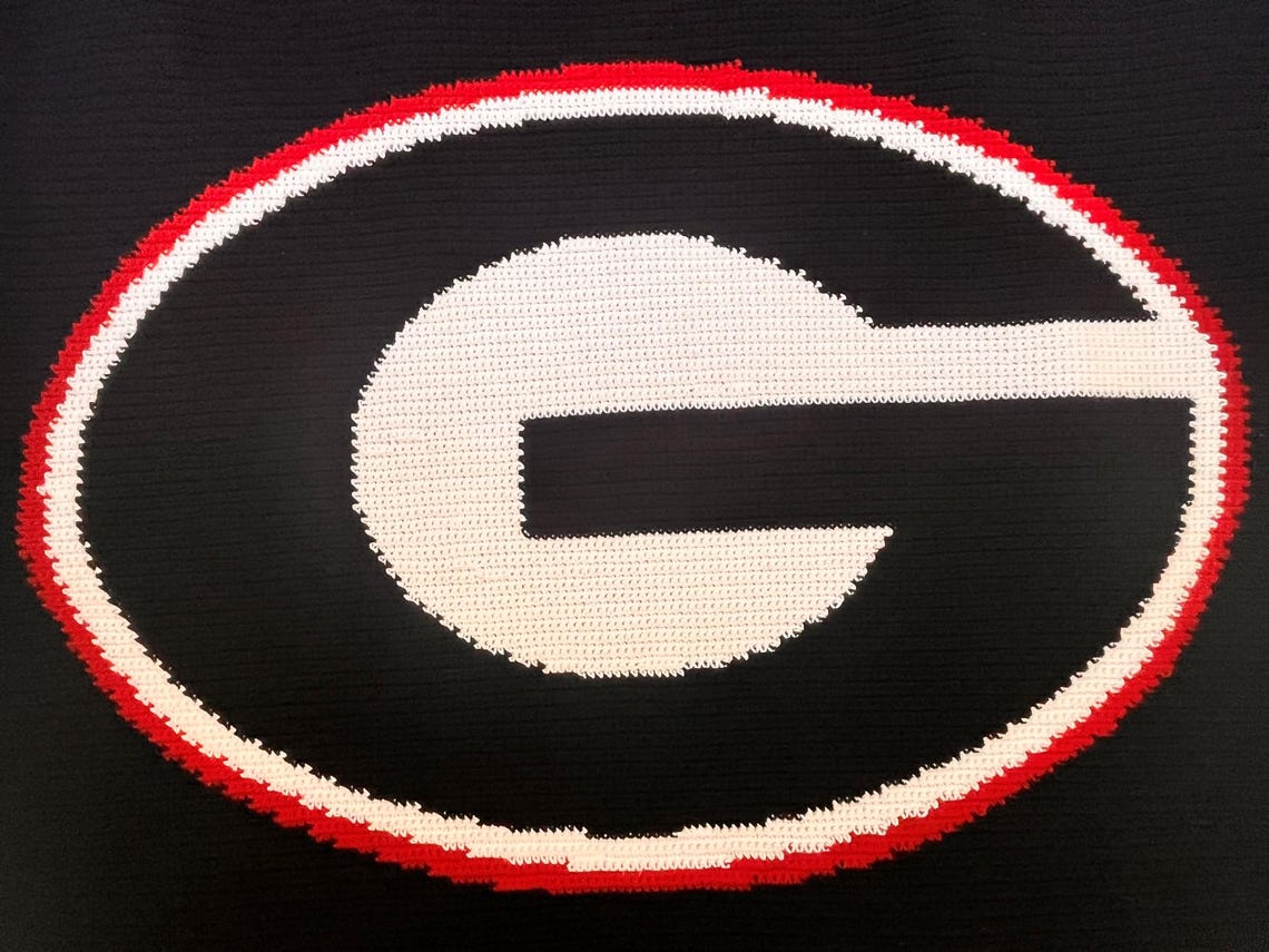 University of Georgia Throw - Etsy