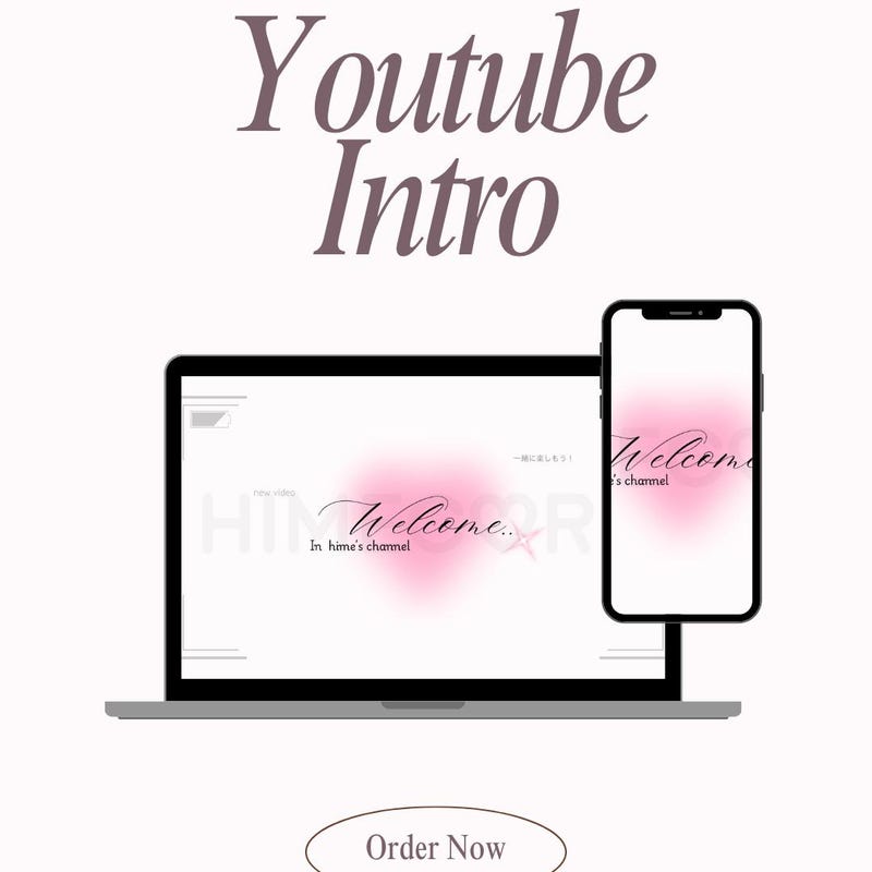 Youtube Intro Template - Etsy