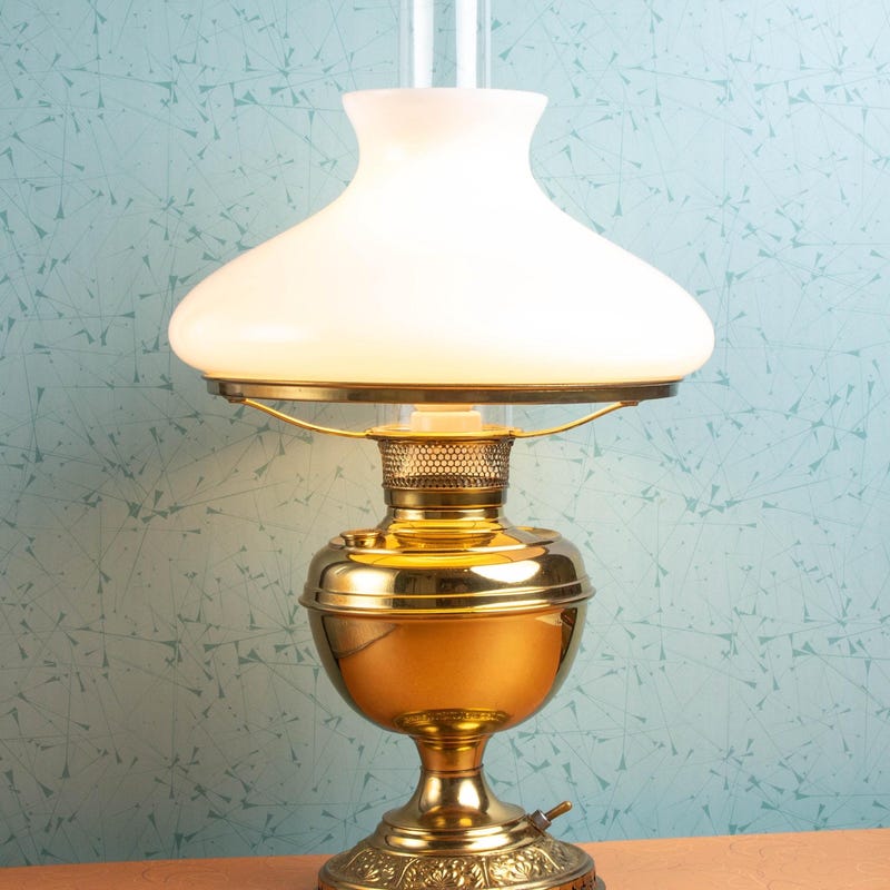 Antique Hurricane Lamps - Etsy