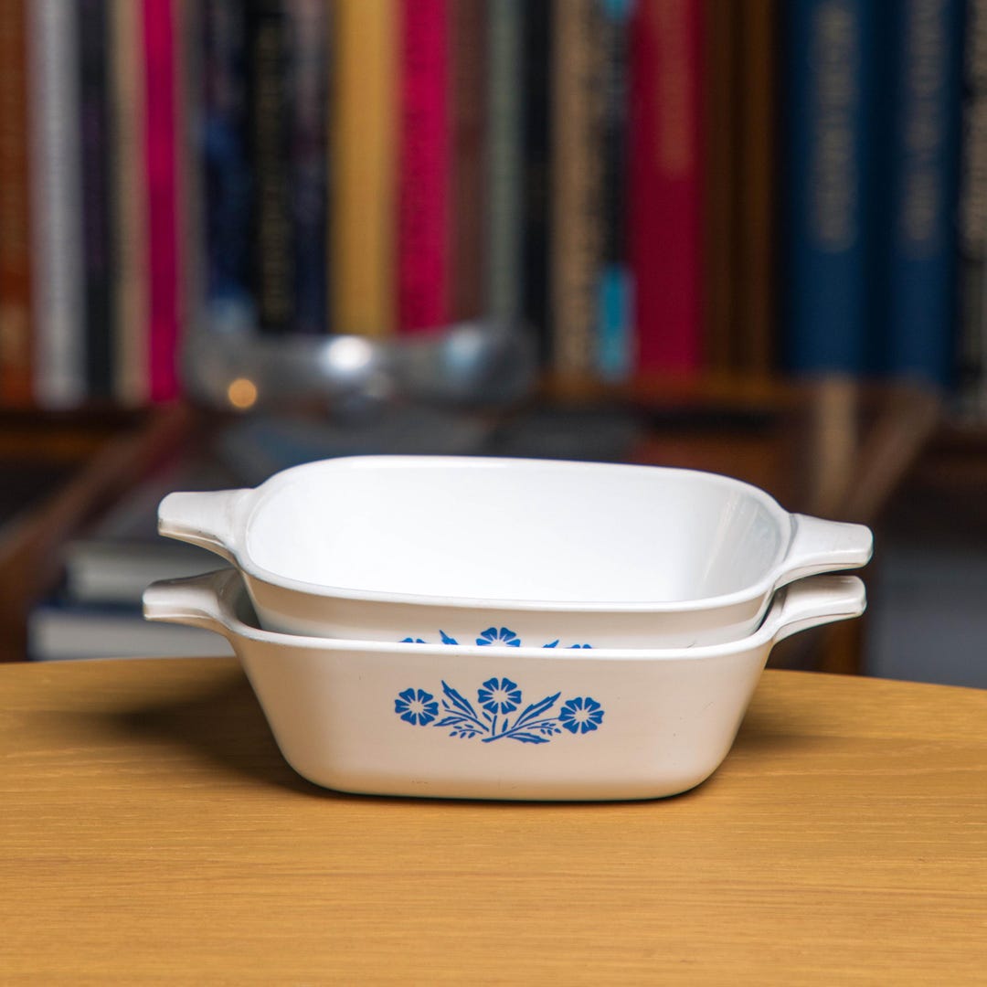 Vintage Corning Ware Petite Pans (set of 2) | Blue Cornflower Bakeware ...