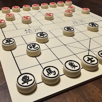Premium Chinese Chess Set, Xiangqi Chess Set, Walnut Brass Xiangqi ...