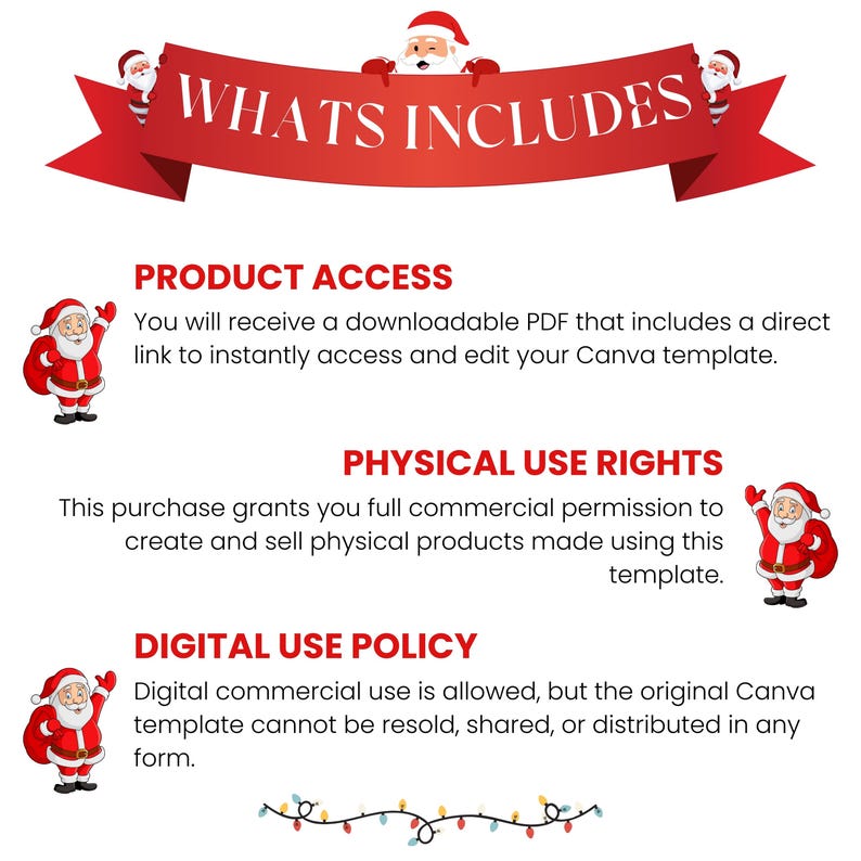 Santa Shipping Label Template, Editable Elf Mail Tags, North Pole ...