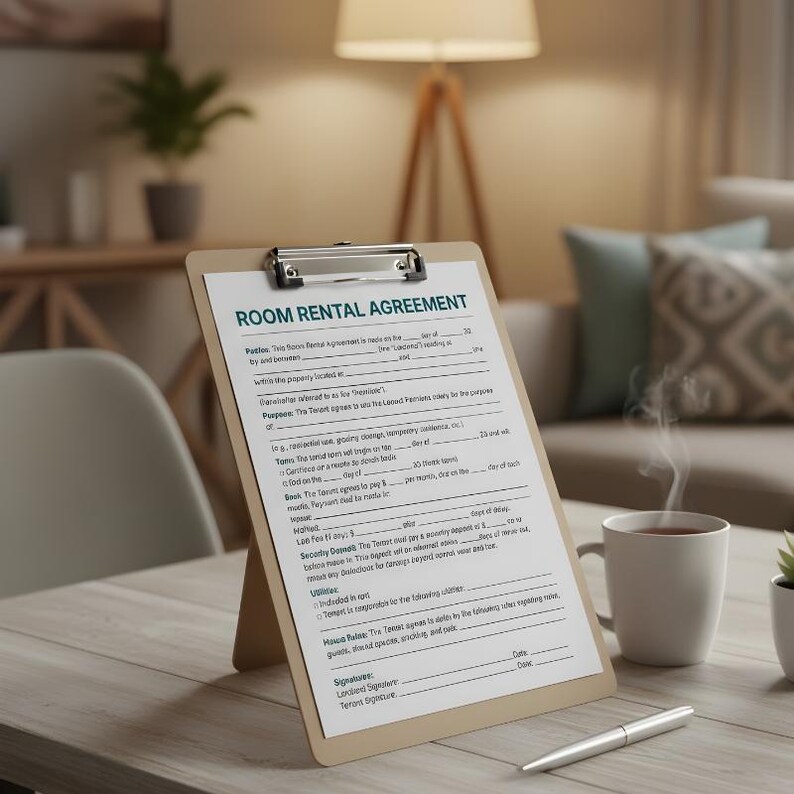 Editable Rental Agreement Template, Printable Lease Agreement ...