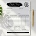 Editable Order Form Template, Printable Crafters Order Form , Small ...