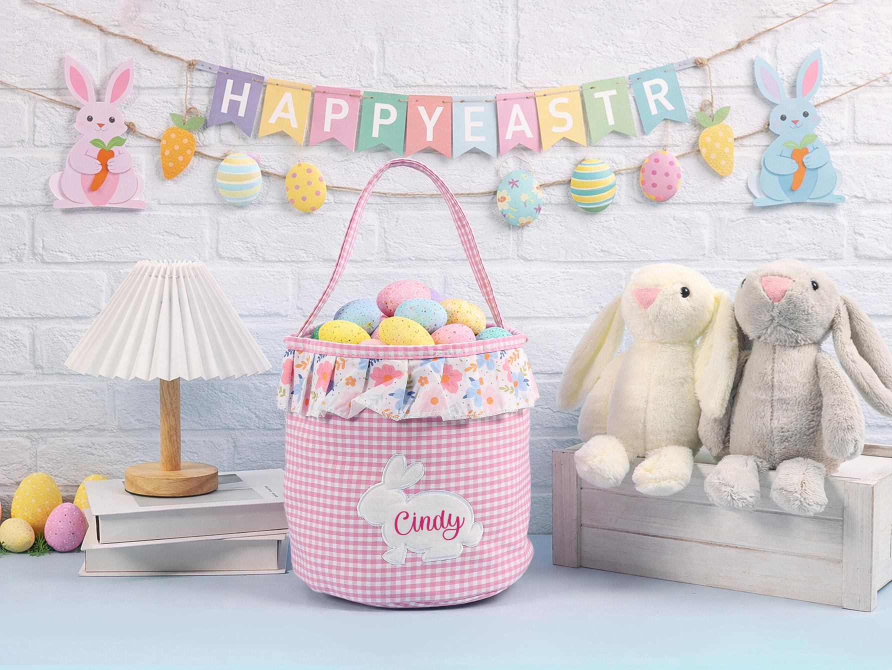 Personalized Easter Basket, ,easter Egg Hunt Basket,easter Gift for Kid ...