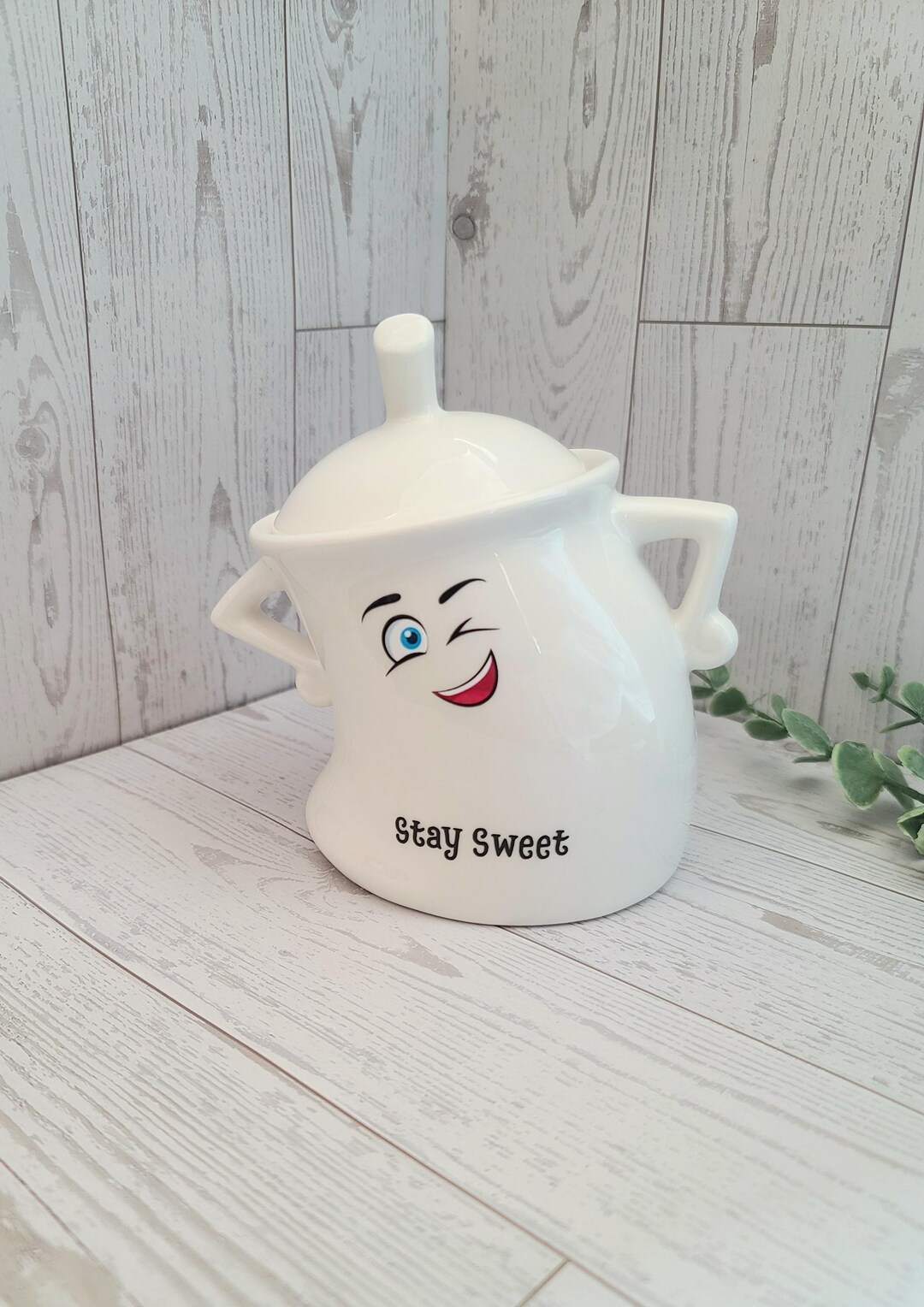 Stay Sweet Sassy Ceramic Canister, 10 Oz - Etsy