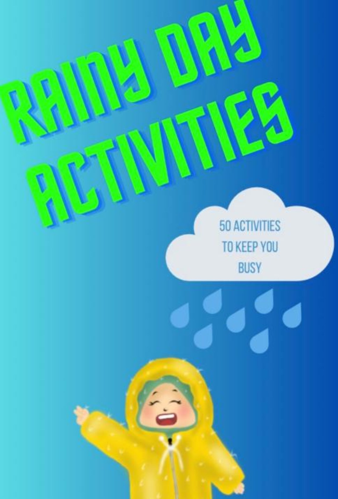 Rainy Day Activity Book - Etsy