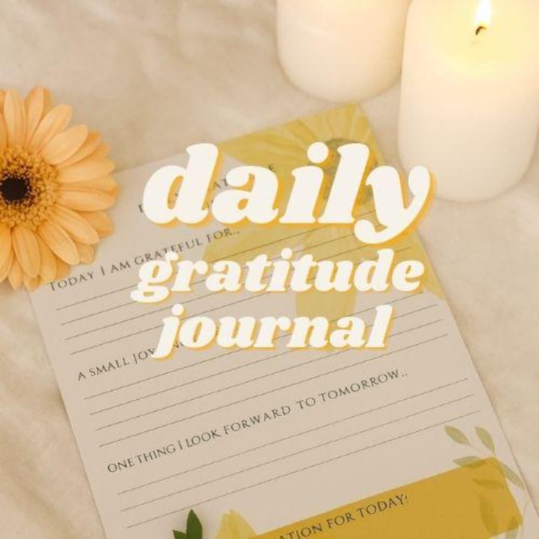 Daily Gratitude Journal Page | Printable Gratitude Sheet, Aesthetic ...