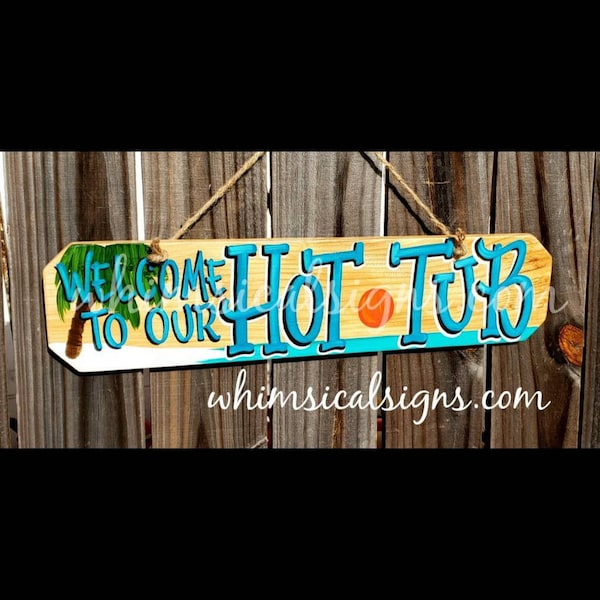 Hot Tub Signs - Etsy