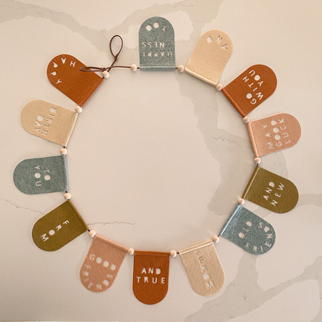 Happy Birthday Garland - Etsy