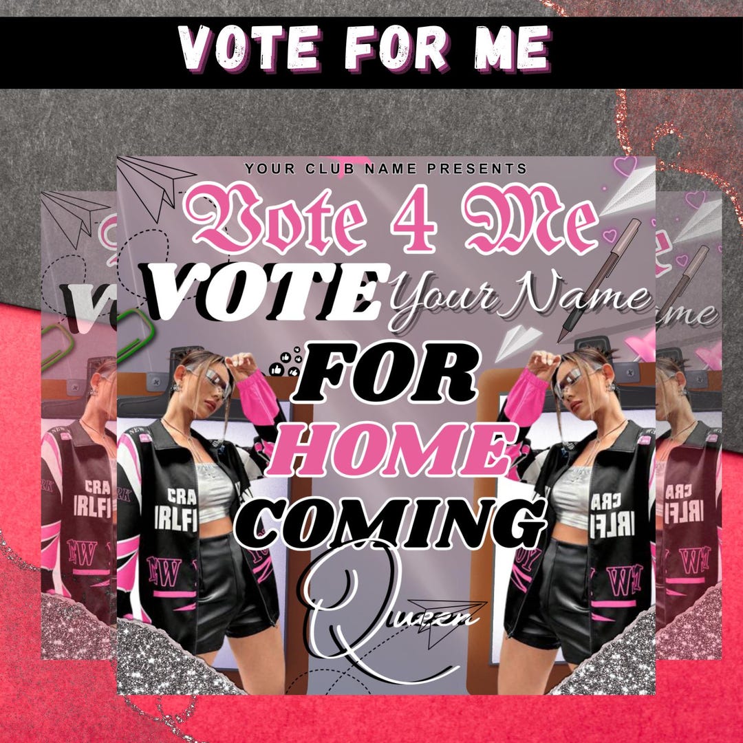 Vote for Me Flyer Template | Editable Canva Campaign Flyer | Election ...