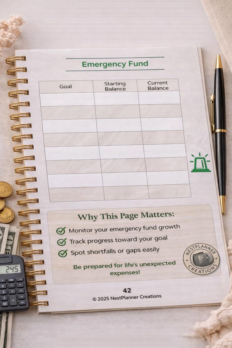 Weekly Financial Agenda Printable Budget Planner PDF | A5 Money ...