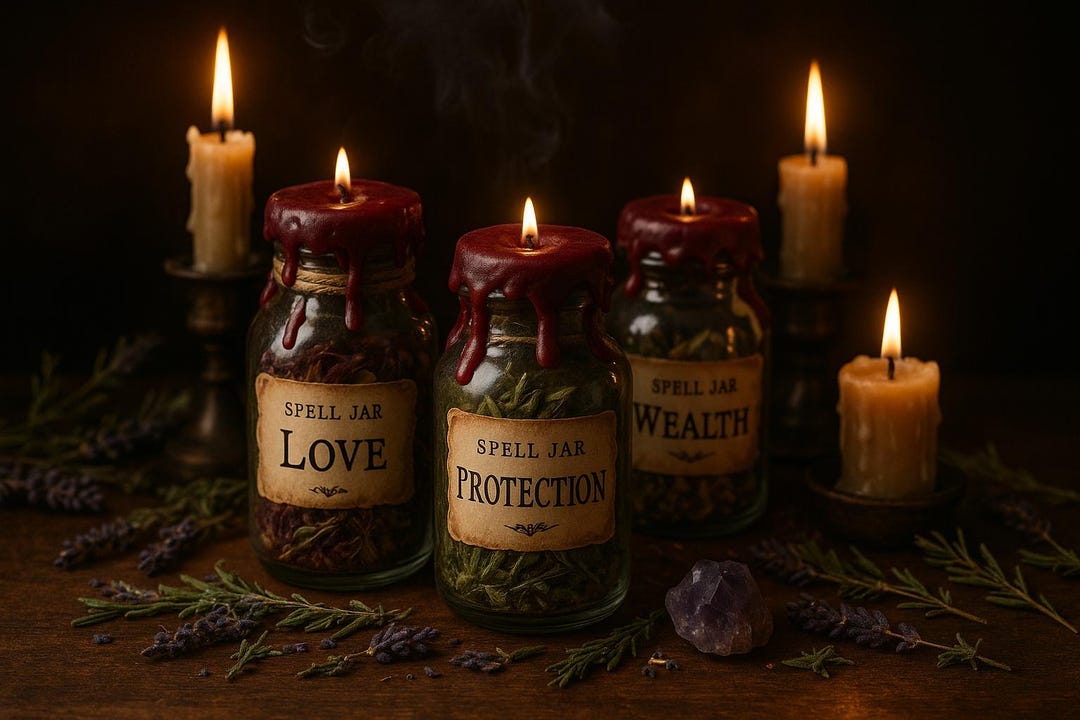 Spells Jars (made to Order) - Etsy