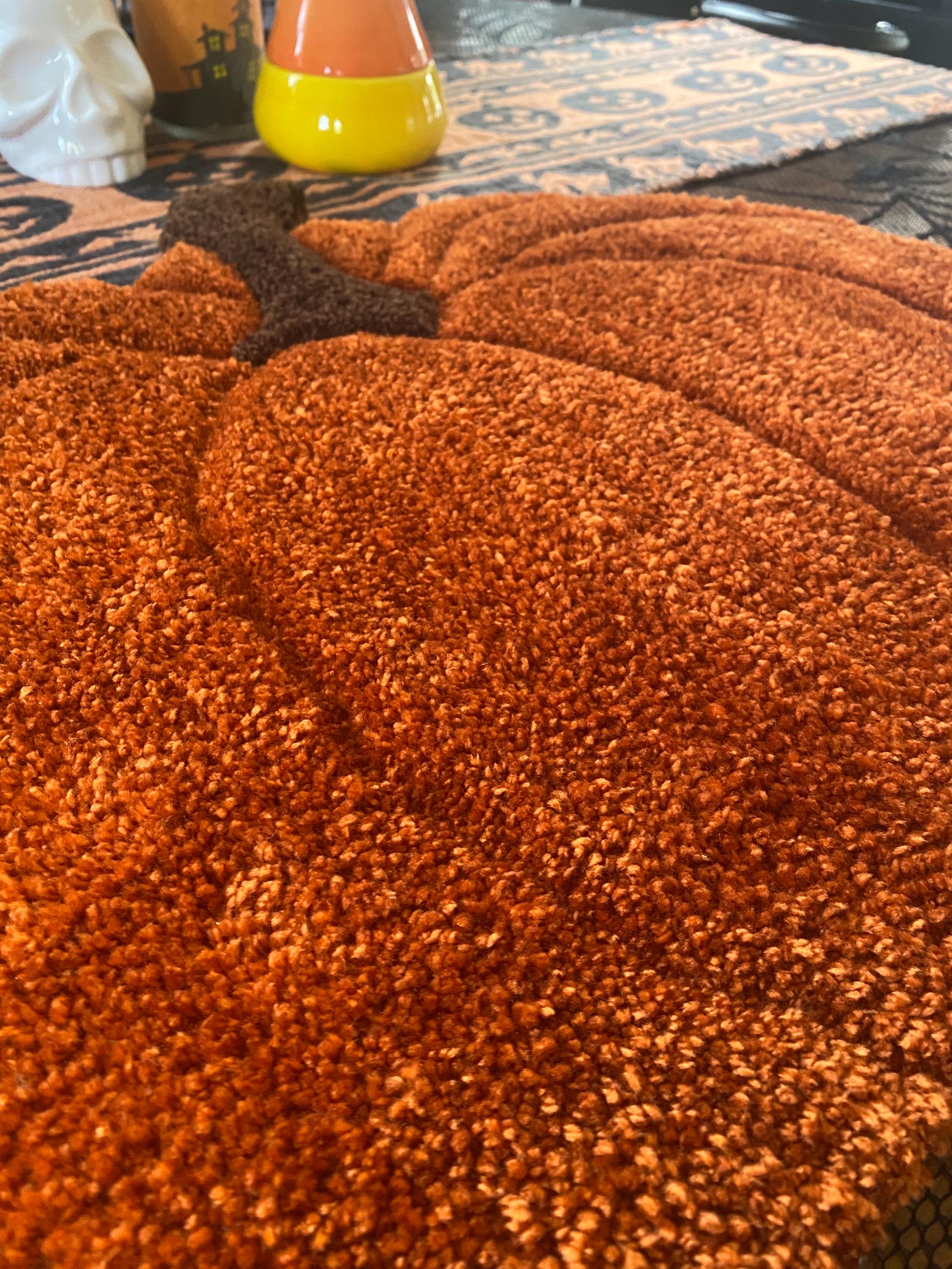 Hand-tufted Pumpkin Rug - Etsy