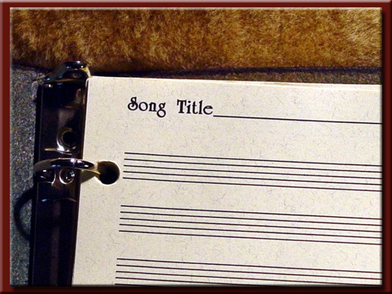 COMPOSER'S EDGE MUSIC Songbook & Journal A Beautifully - Etsy
