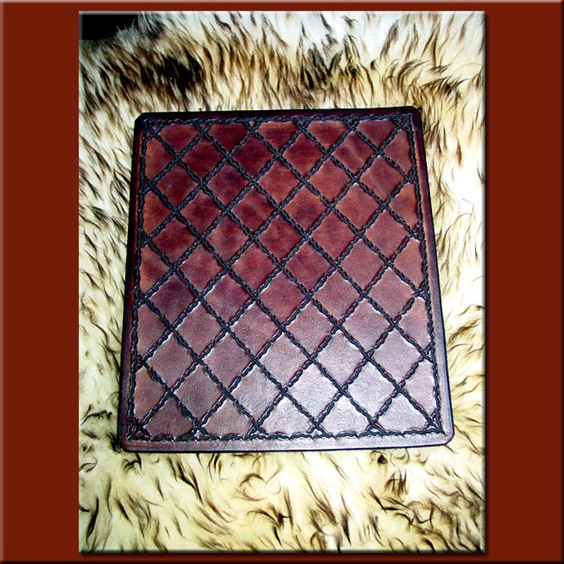 Leather CROSSHATCH Design A Beautifully Designed Hand - Etsy