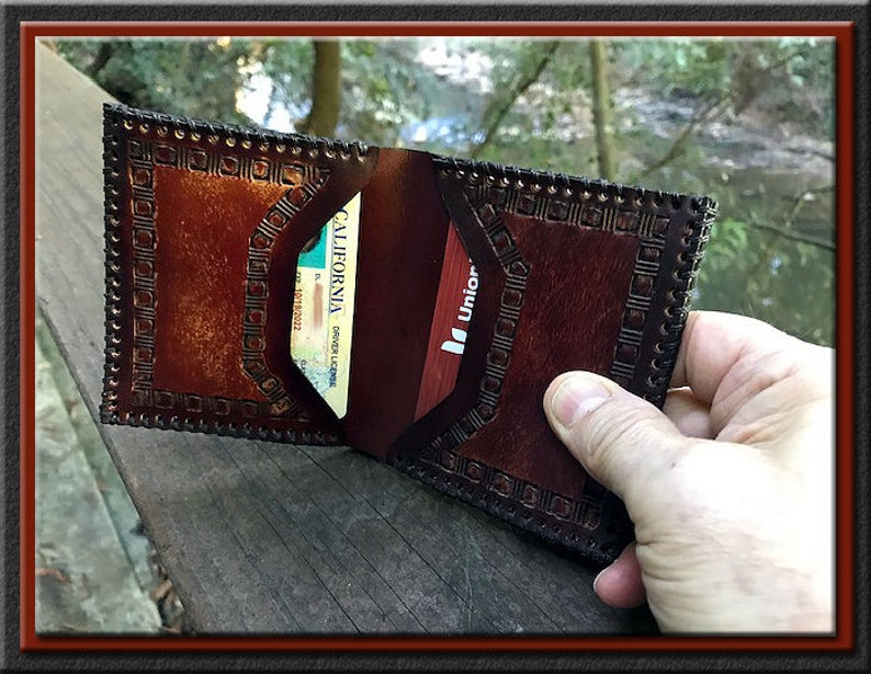 THE EXECUTIVE Border Design A Beautifully Hand Tooled Hand - Etsy