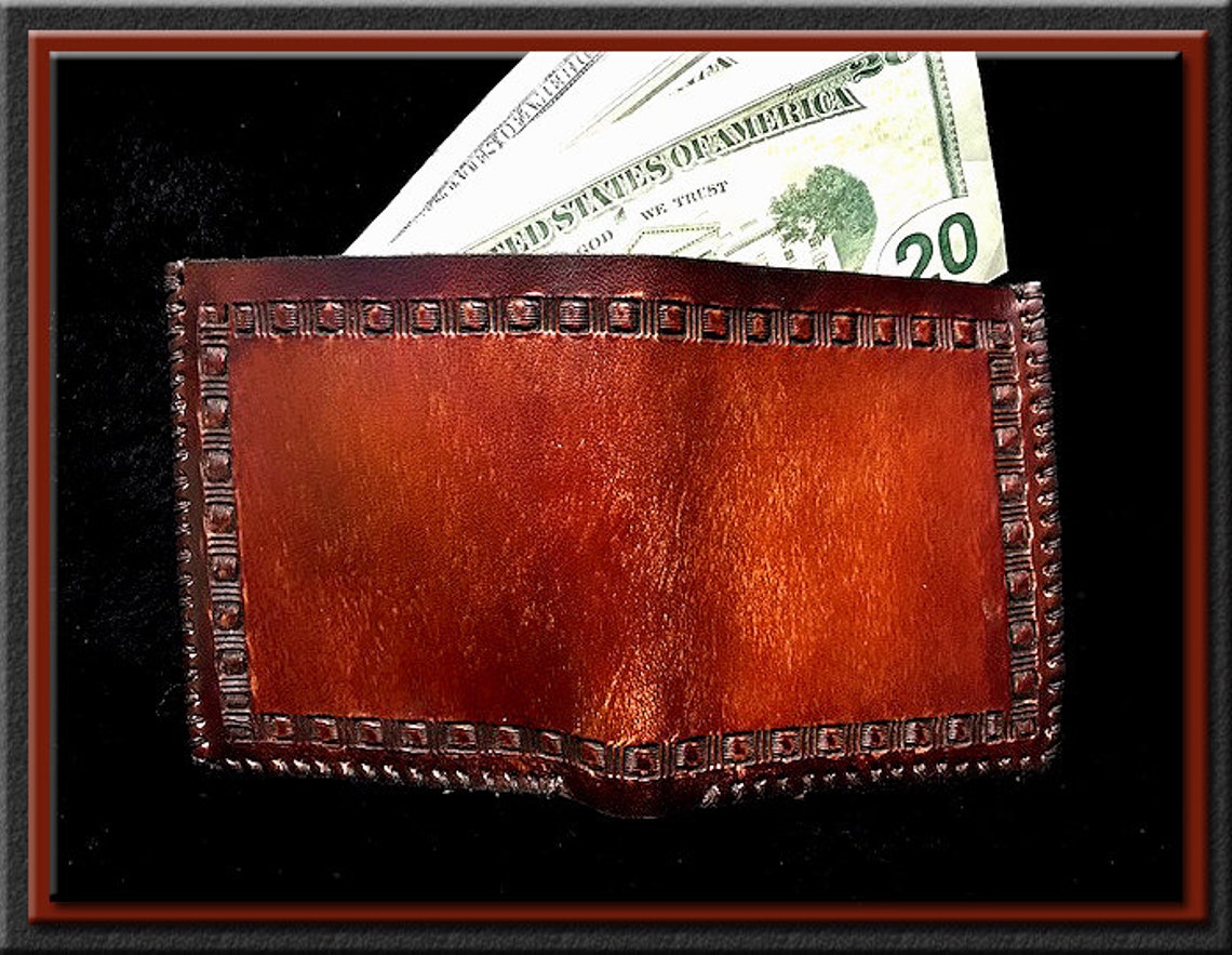 THE EXECUTIVE Border Design A Beautifully Hand Tooled Hand - Etsy