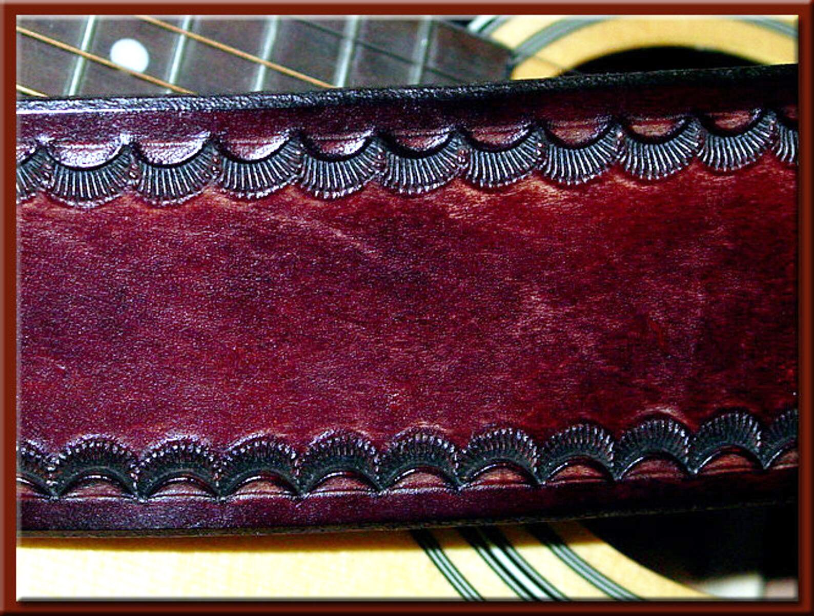 SHELL SCALLOP Design • A Beautifully Hand Tooled, Hand Crafted Leather ...