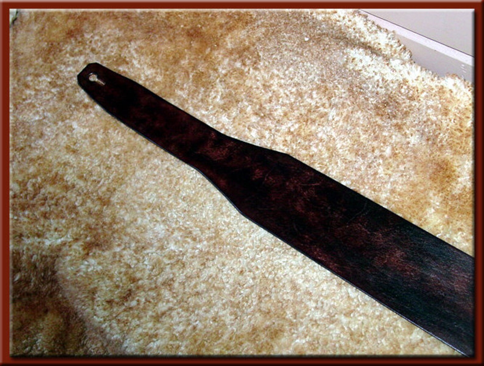 TRADITIONAL DARK BROWN Plain Leather Strap • A Simple and Beautifully ...