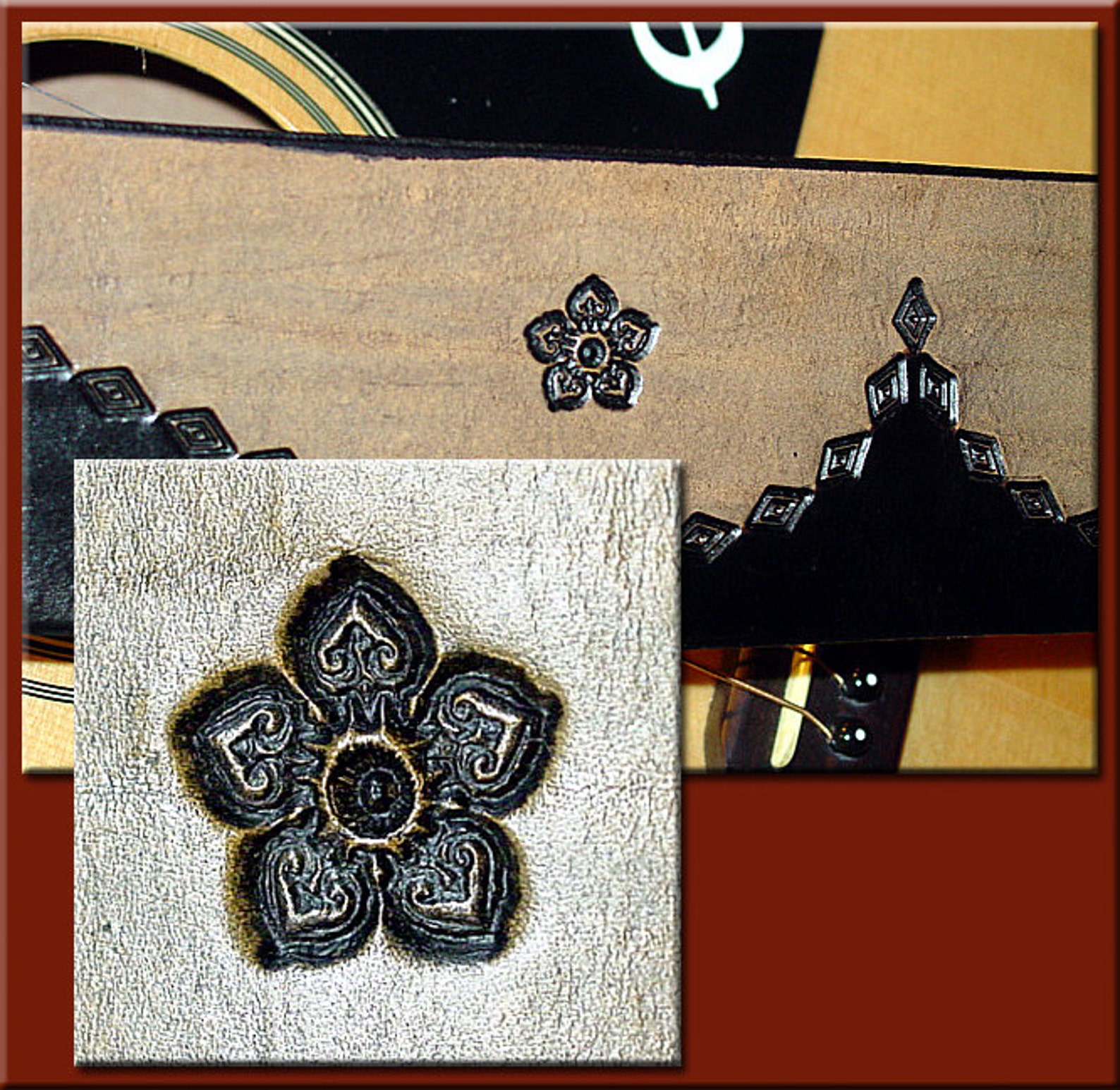 WESTERN STAR Design • A Beautifully Hand Tooled, Hand Crafted Leather ...