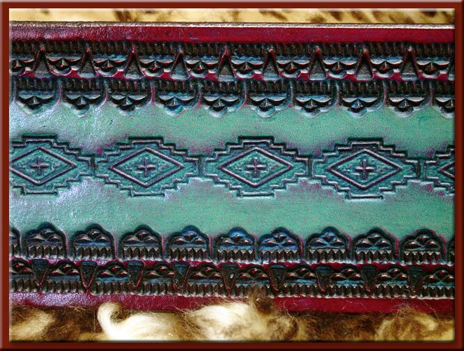 NATIVE AMERICAN RAINDANCE Design • A Beautifully Hand Tooled, Hand ...