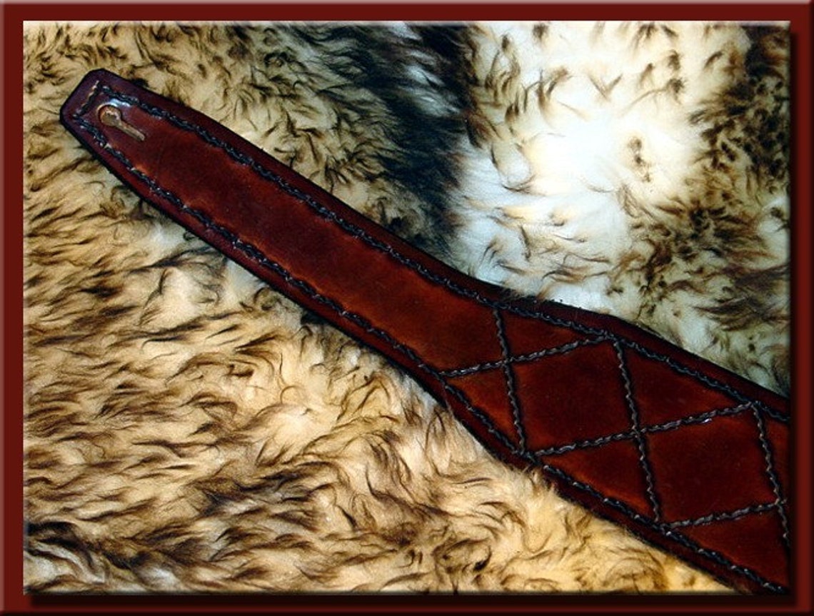 CROSS HATCH Design A Beautifully Hand Tooled Hand Crafted - Etsy