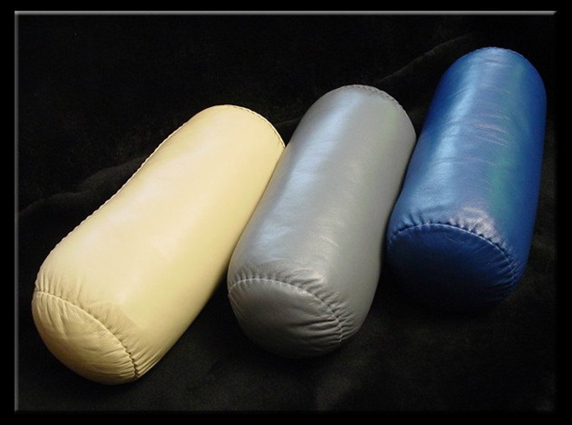 BOLSTER-NECK ROLL Pictured: Leather Hand Stitched - Etsy