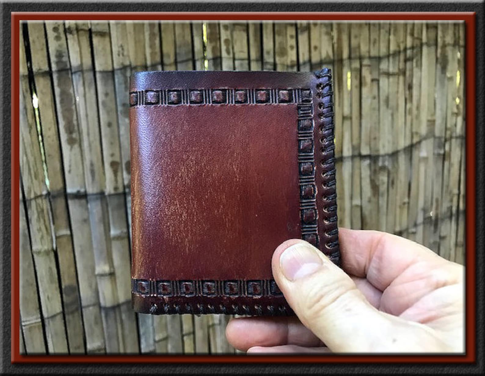 THE EXECUTIVE Border Design A Beautifully Hand Tooled Hand - Etsy