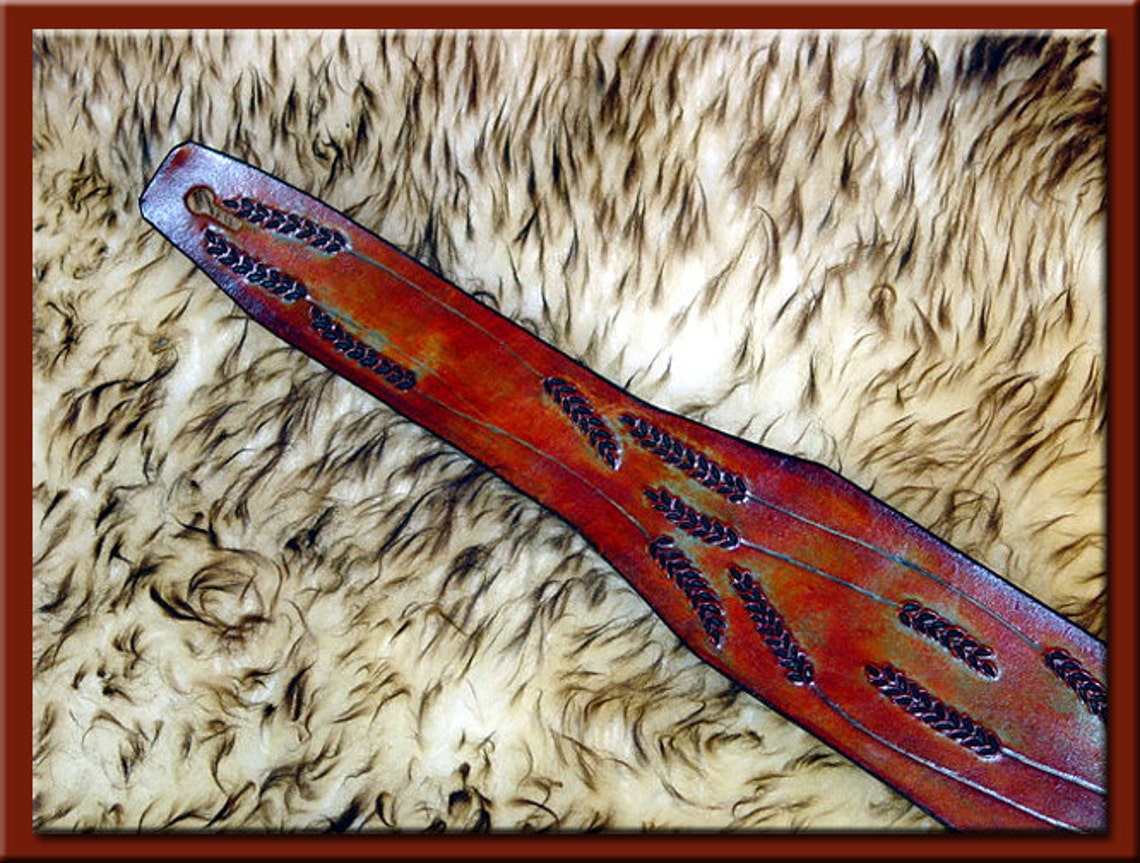 WHEAT Design A Beautifully Hand Tooled Hand Crafted Leather - Etsy