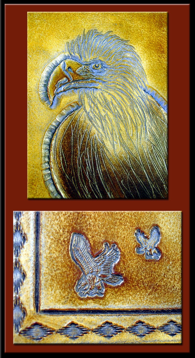 EAGLE Journal A Beautifully Hand Crafted Medium Sized | Etsy