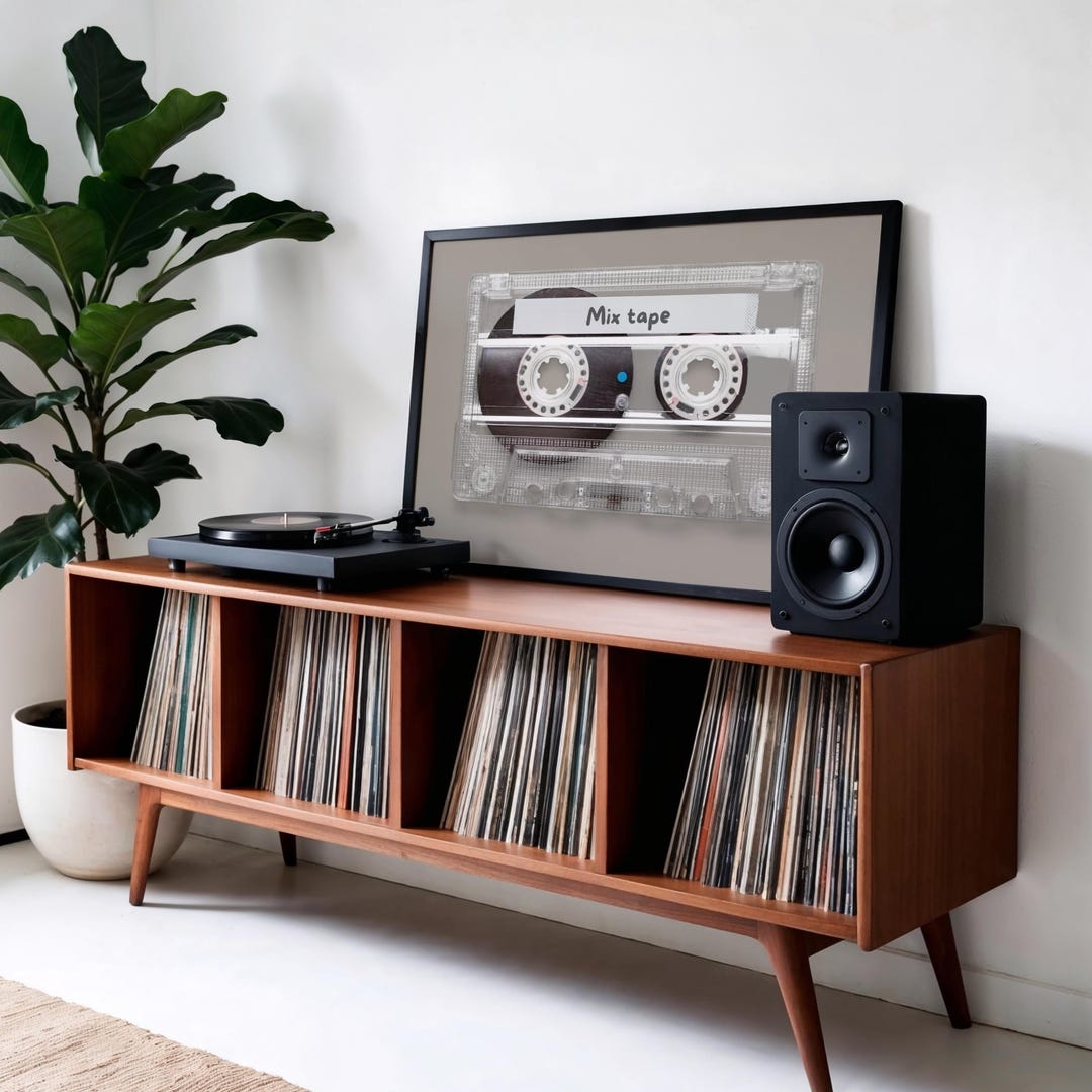 Mix Tape Poster- Old School Mixtape Printable Poster - Etsy