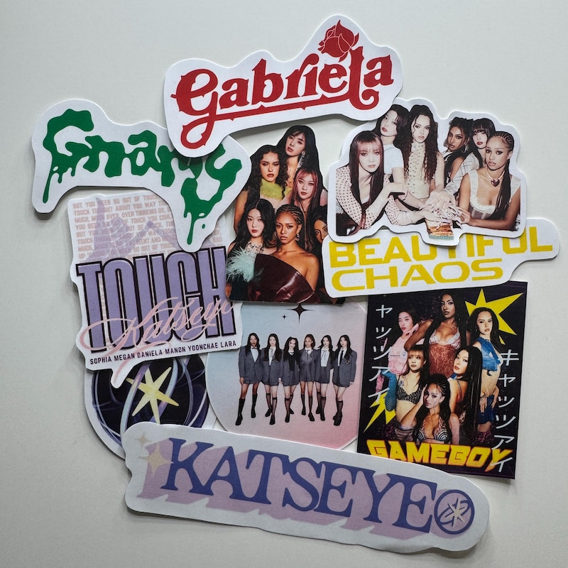 Cute Girl Stickers - Etsy