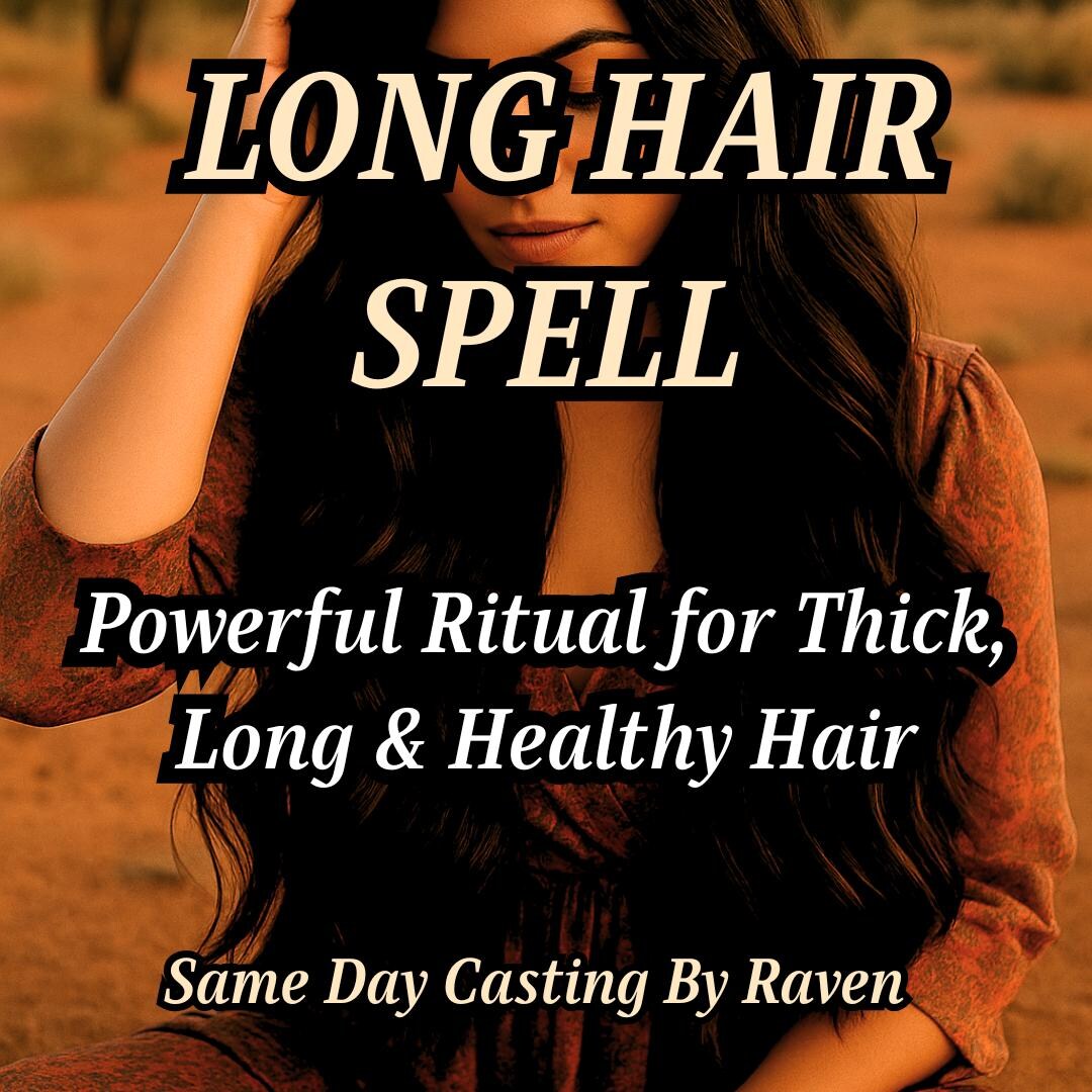 Long Hair Growth Spell: Custom Beauty Ritual - Fast Results - Etsy