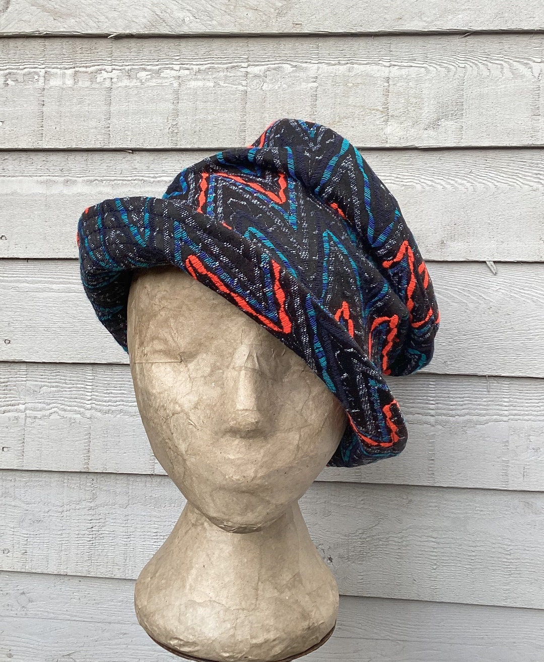 Eco-friendly Artisan Top Hat: Upcycled Materials, Eye-catching Colors ...