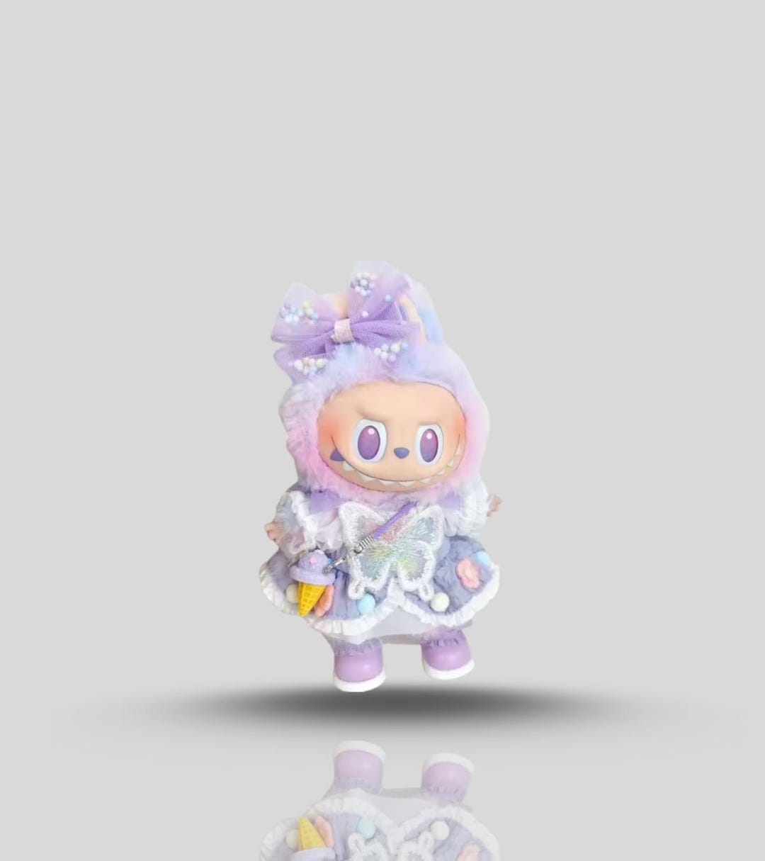 Labubu Kawaii Pastel Plush Toy - Collectible Doll With Cute Clothes ...