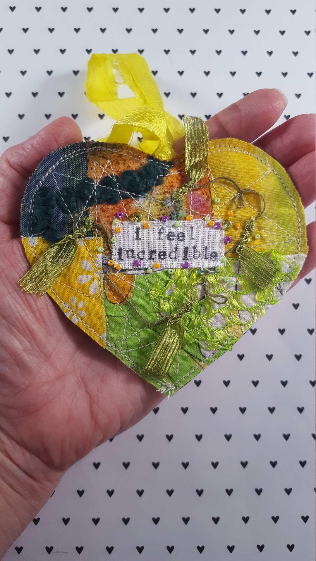 Affirmation Heart, Self Care, Heart Ornament, Tree Ornament ...