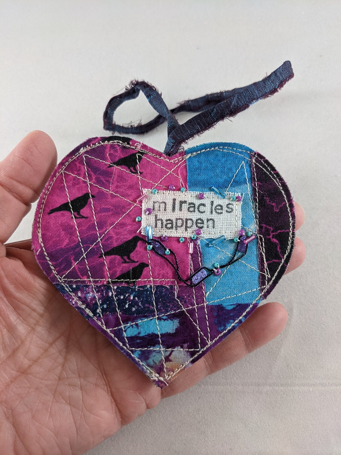 Affirmation Heart Self Care Heart Ornament Tree Ornament | Etsy