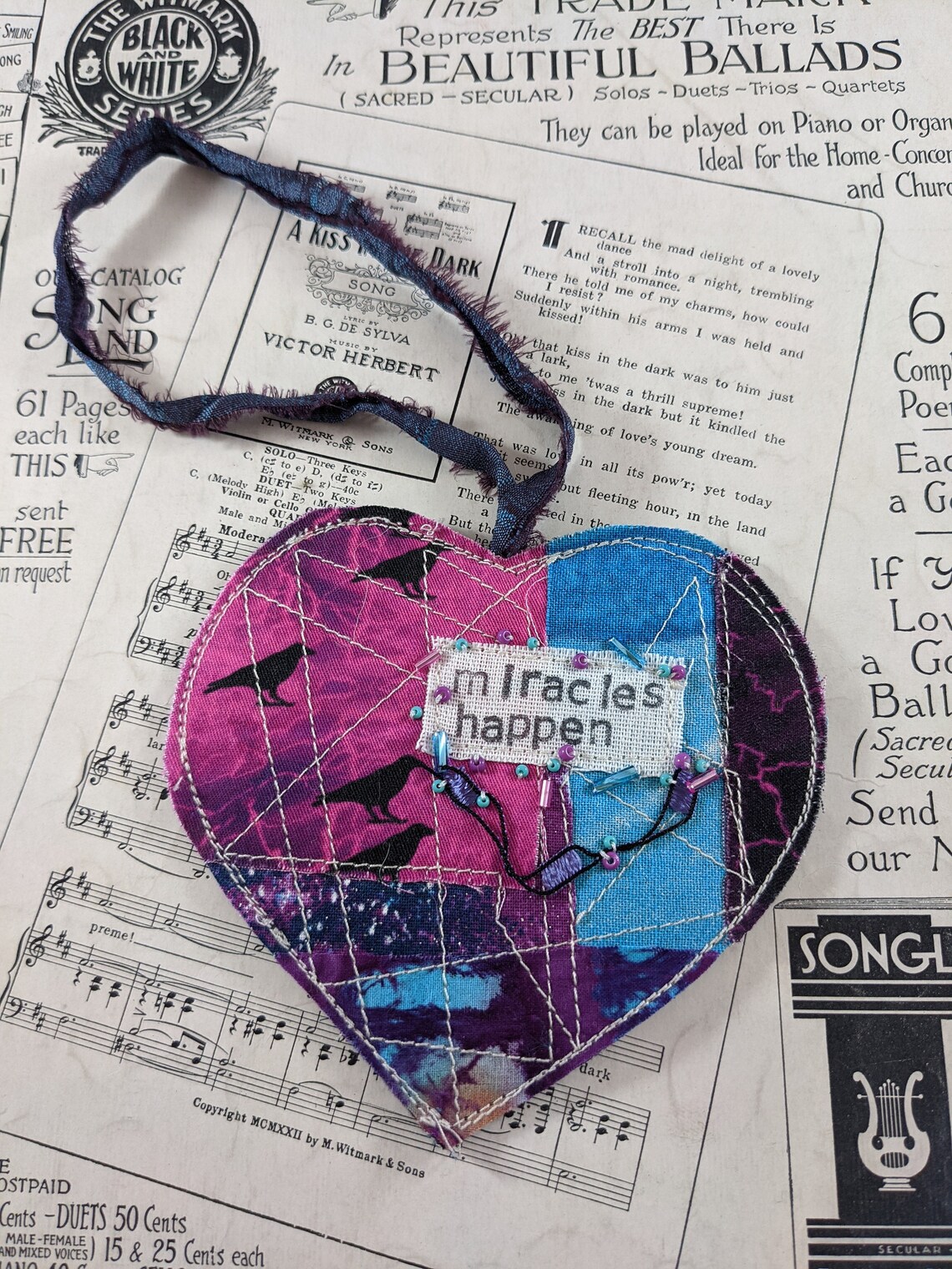 Affirmation Heart Self Care Heart Ornament Tree Ornament | Etsy