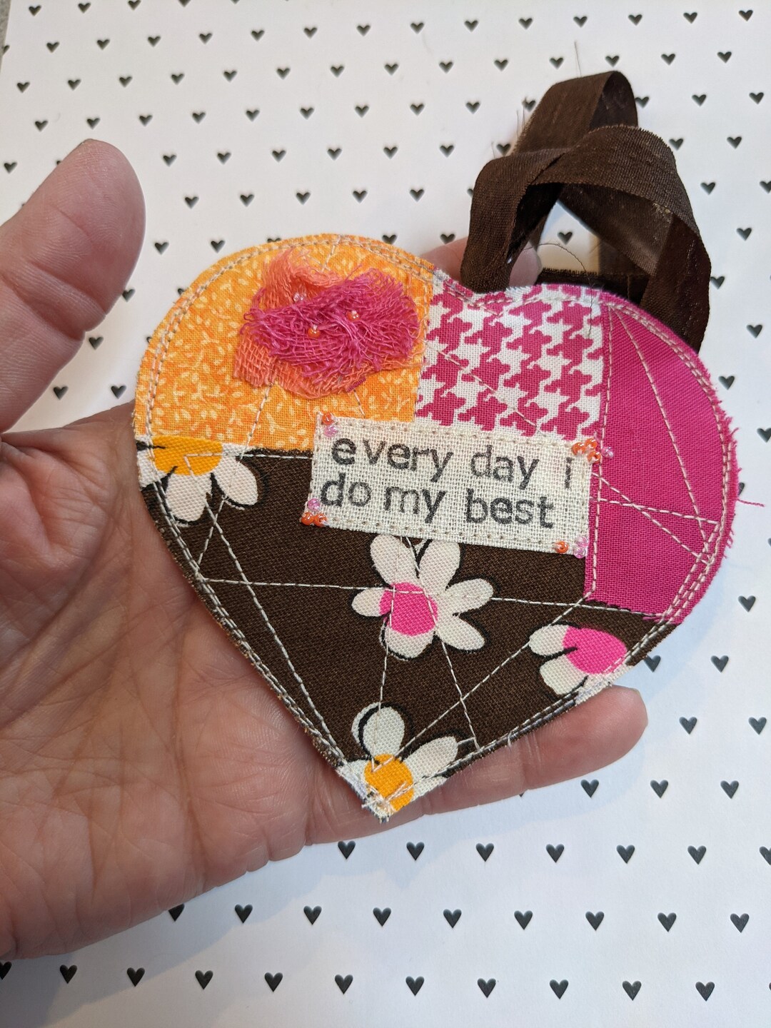 Affirmation Heart, Self Care, Heart Ornament, Tree Ornament ...