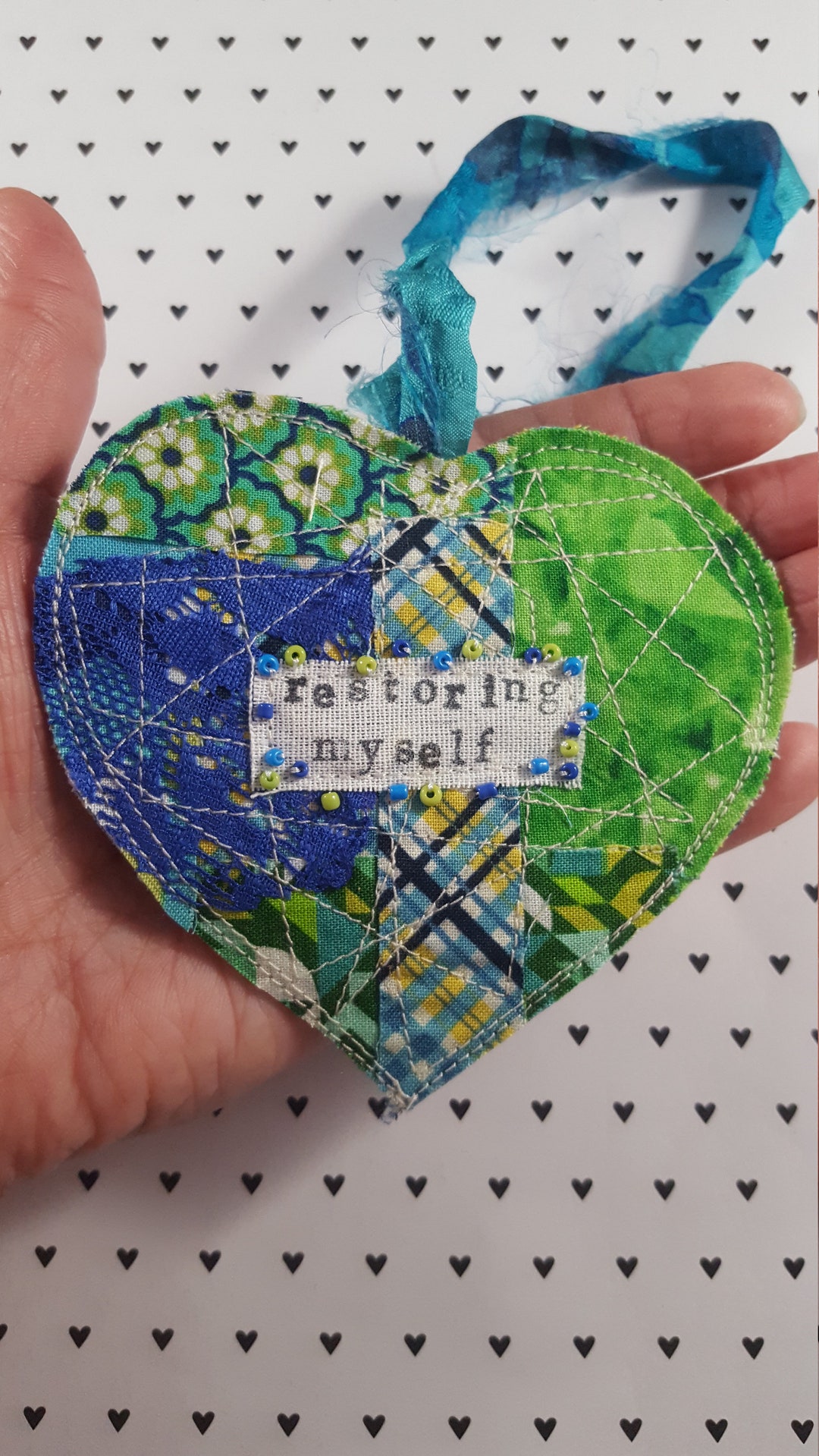 Affirmation Heart Self Care Heart Ornament Tree Ornament - Etsy