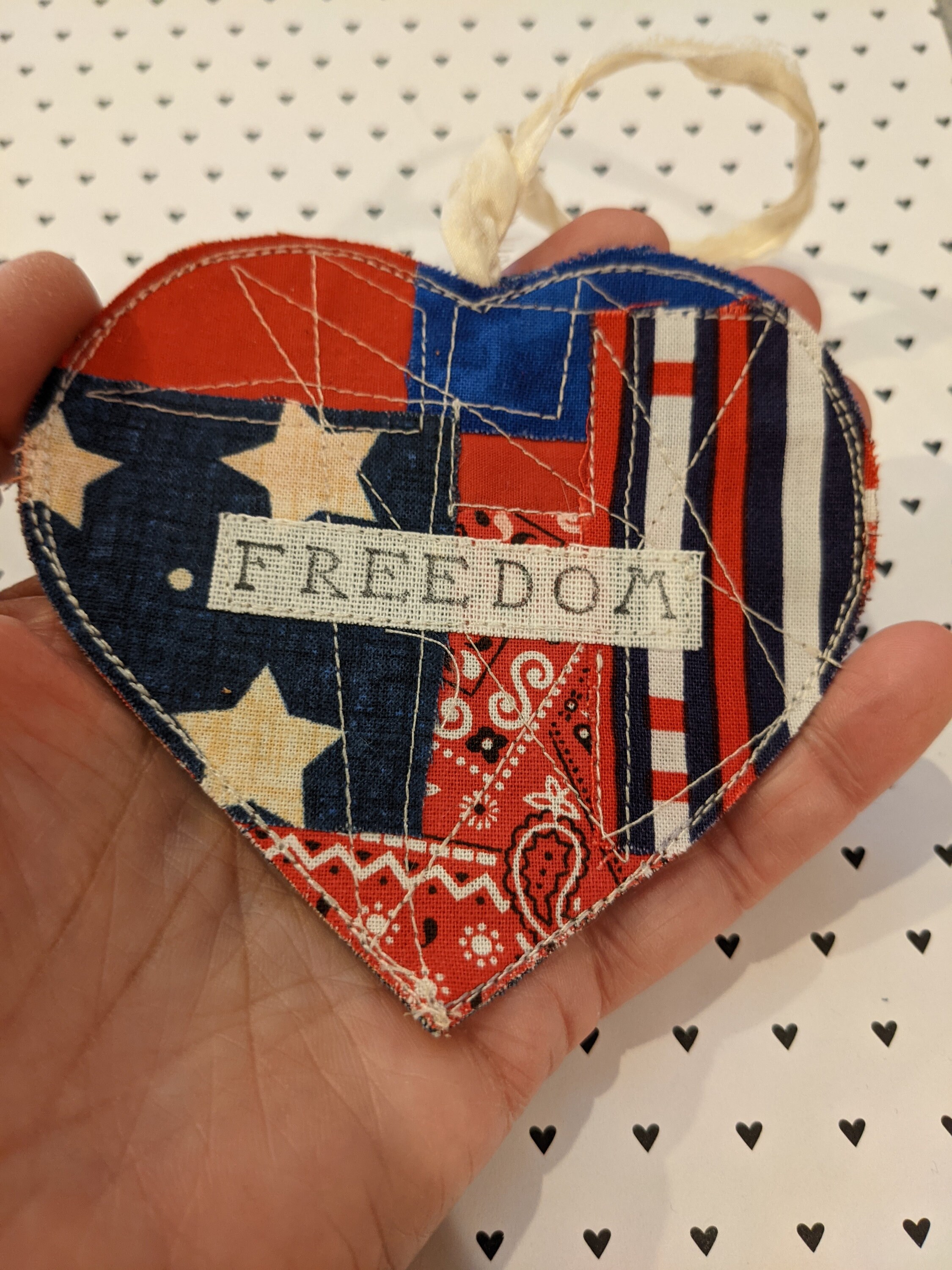 Freedom Decor Farmhouse Decor Patriotic Heart Fourth of | Etsy