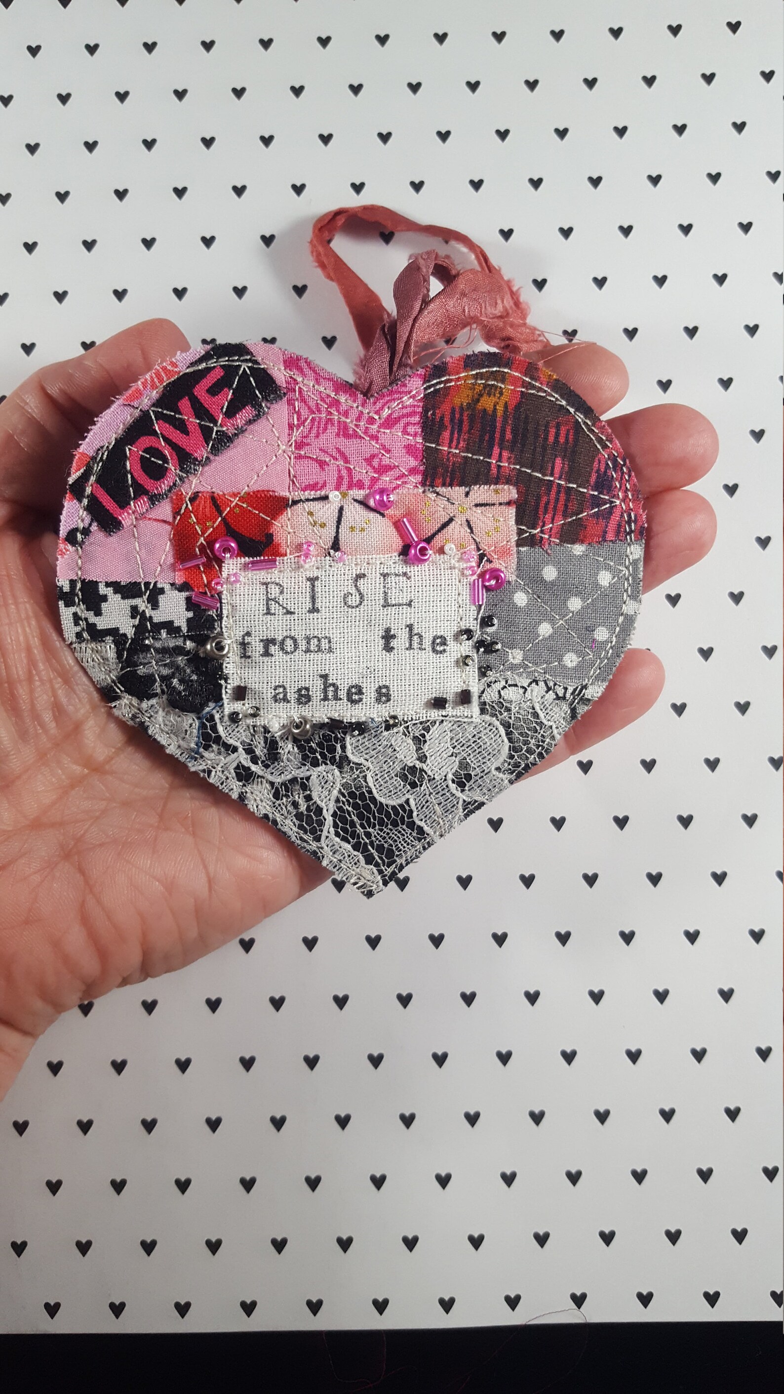 Positive Affirmation Self Care Heart Ornament Empowerment | Etsy