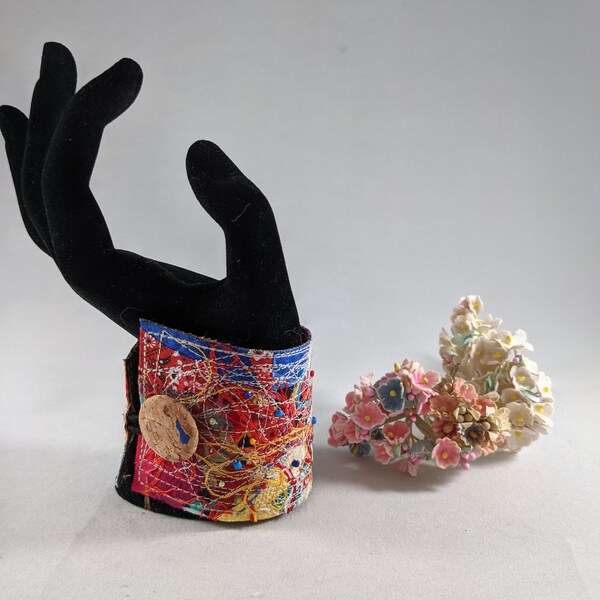 Fabric Cuff Bracelet - Etsy